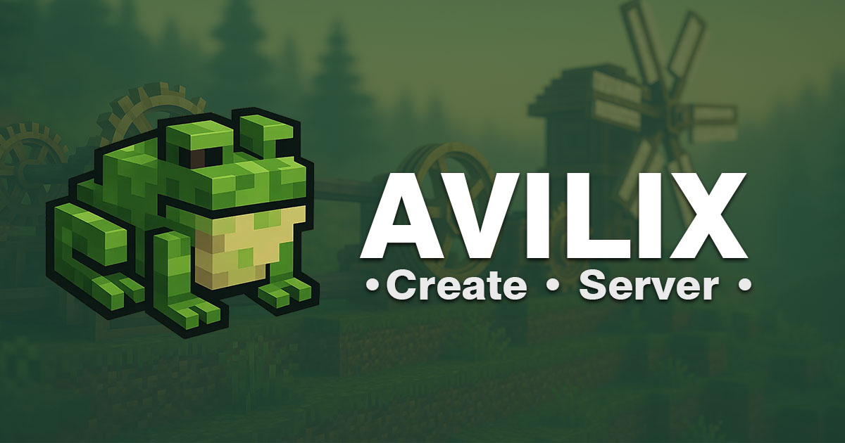 Главная — AVILIX - сервер с Create